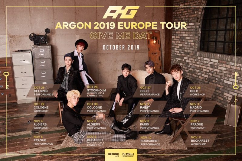 Le groupe de K-Pop ARGON pour la première fois en France le 6 novembre ...